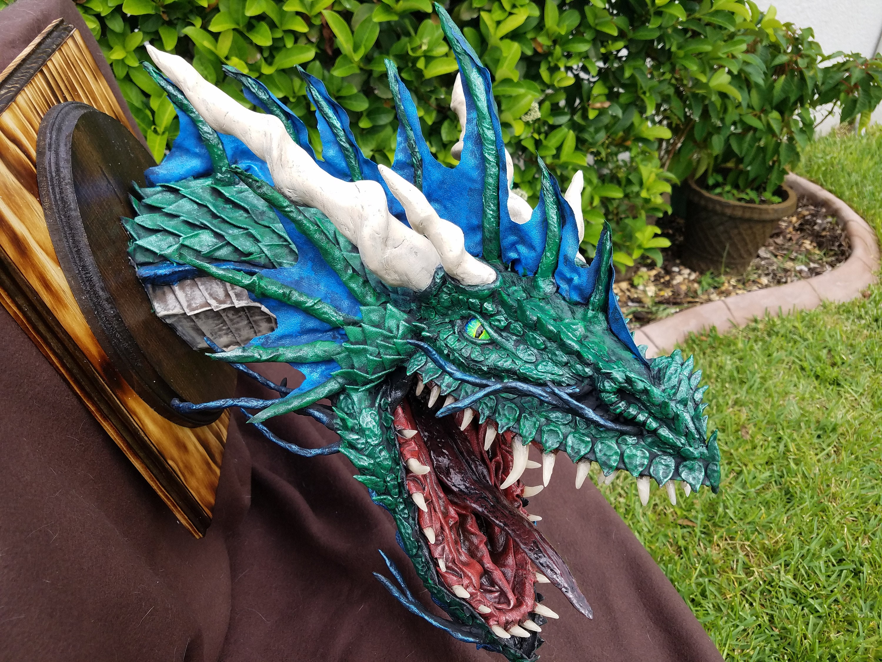 Frames Paper Mache Dragon Head