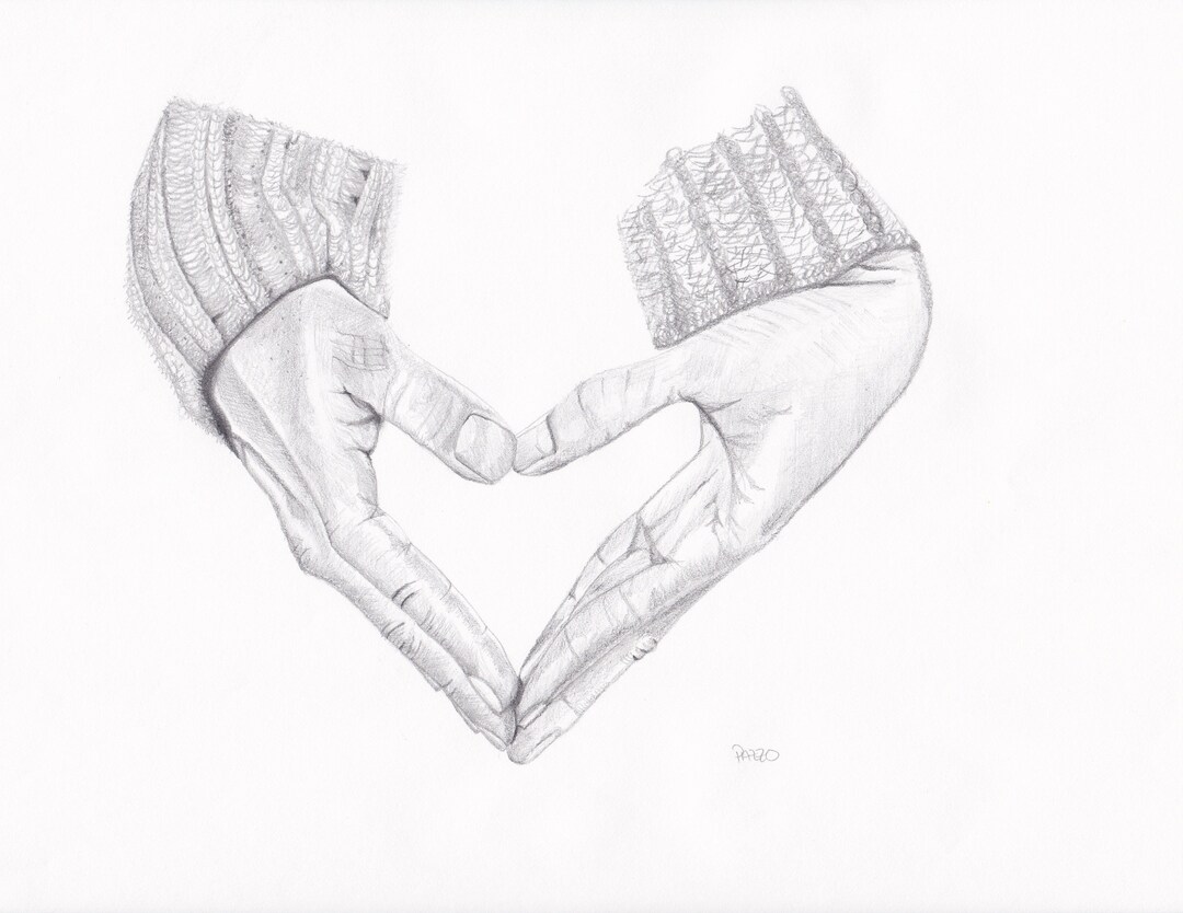 Holding Hands Love Drawing