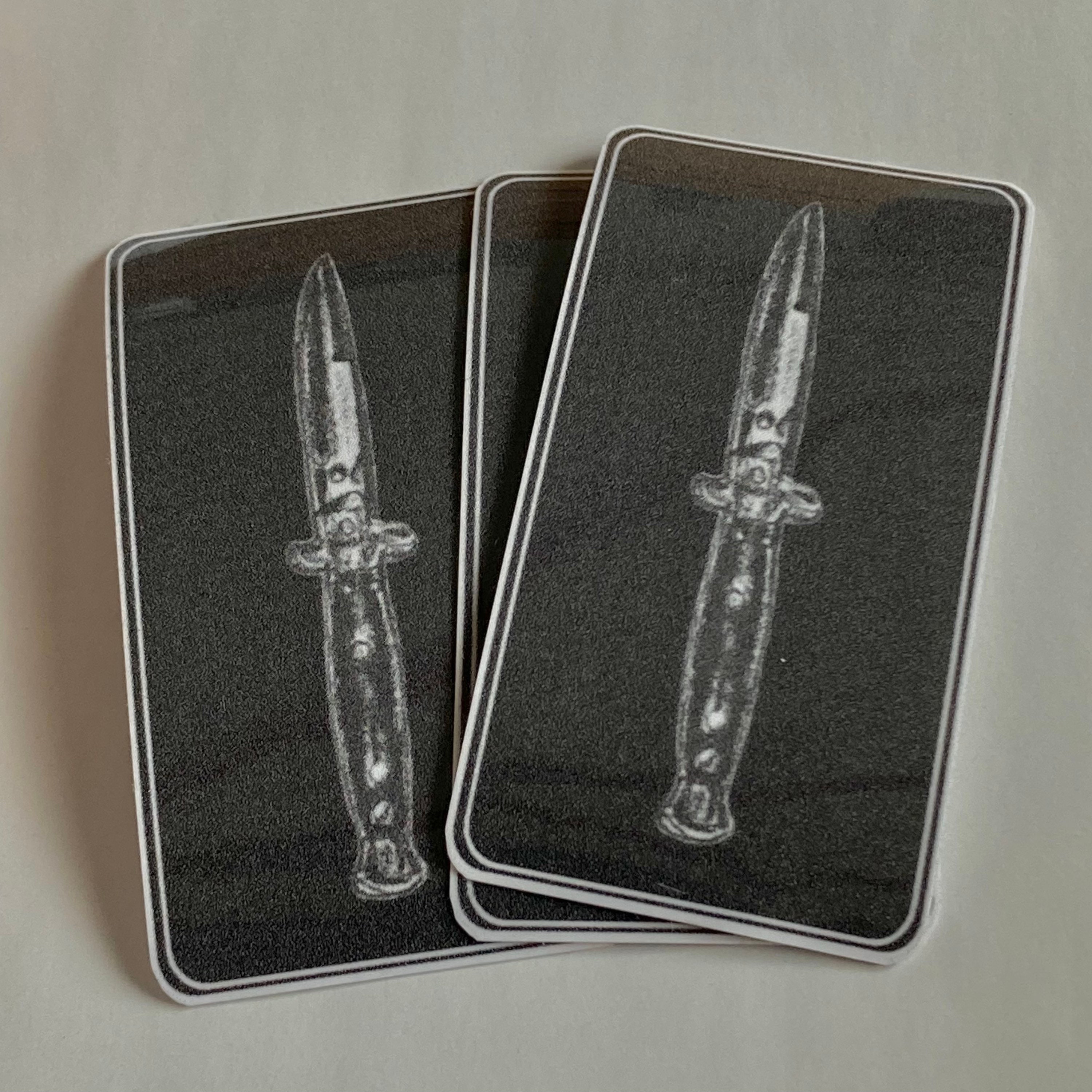 Switchblade Knife Sticker - Etsy Canada