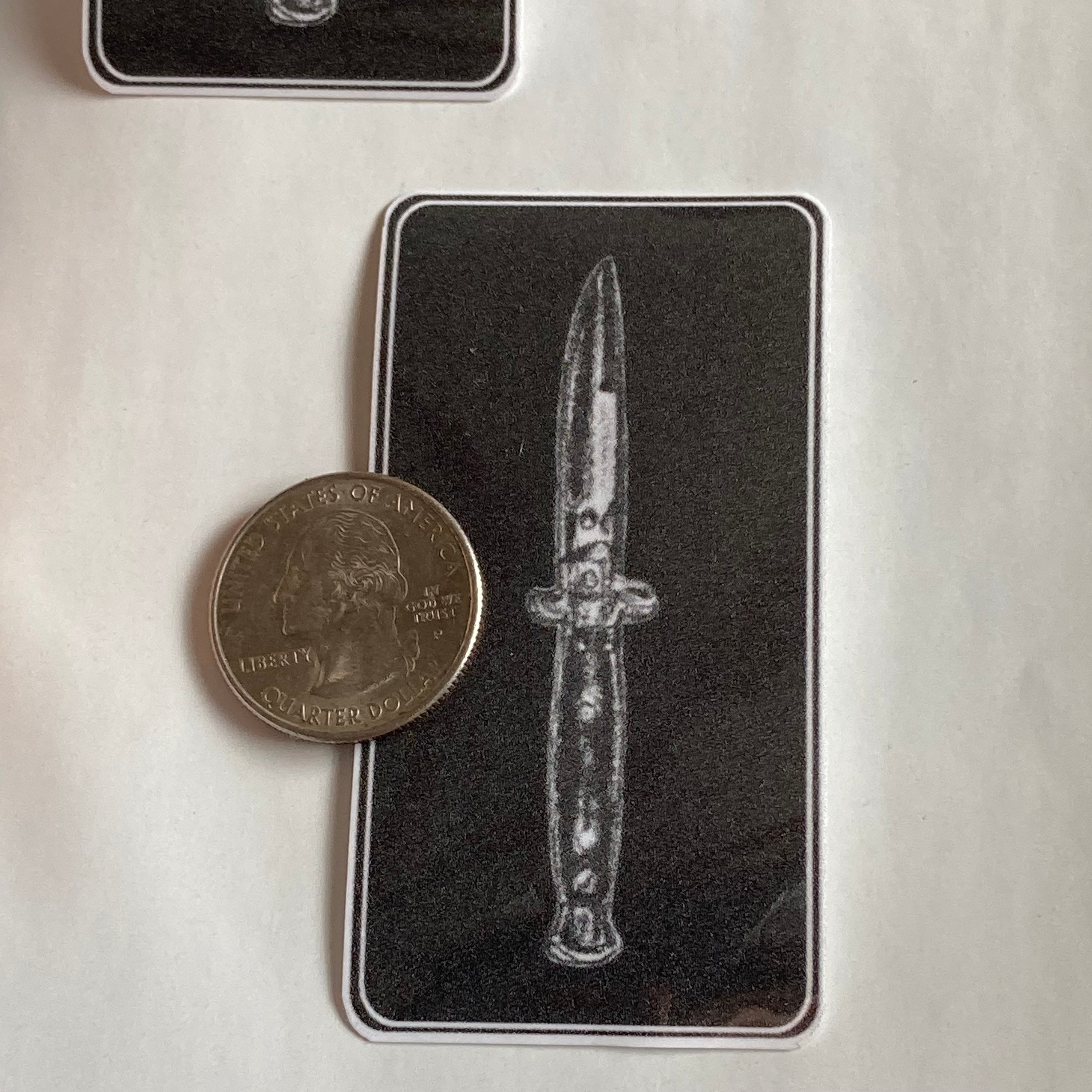 Switchblade Knife Sticker - Etsy Canada