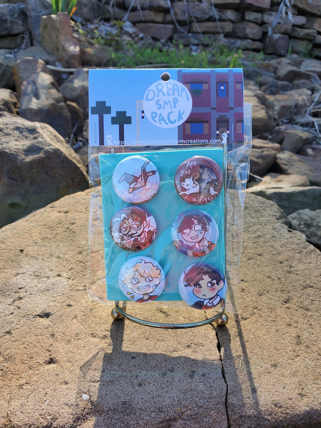 Dream SMP Button Pack Designed by Shawnee Morris shawneemorrisart - Etsy