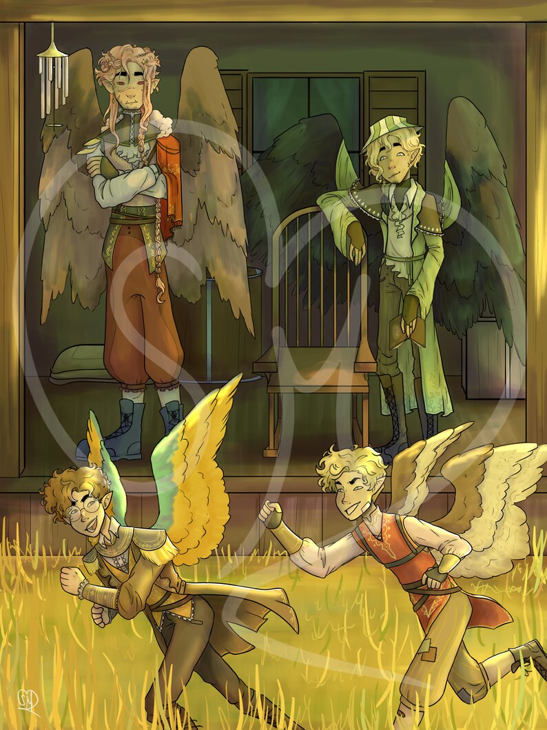 Dream Smp Welcome Home Son Fanart Print Created From Very Own Fanfic By Artist And Author