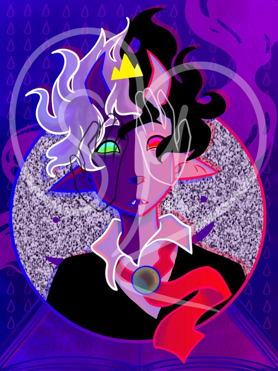 Dream SMP Ranboo Vibrant Eyes Fan Art Print of Original | Etsy