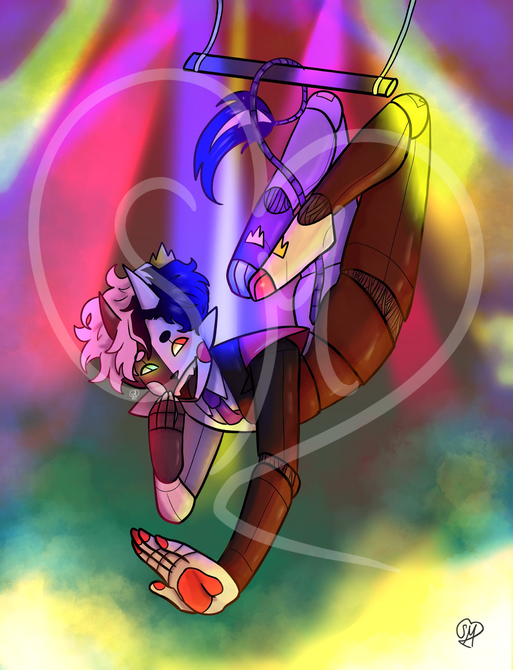 Dream SMP Rockstar Ranboo Fanart Created by Young Artist Shawnee Morris ...