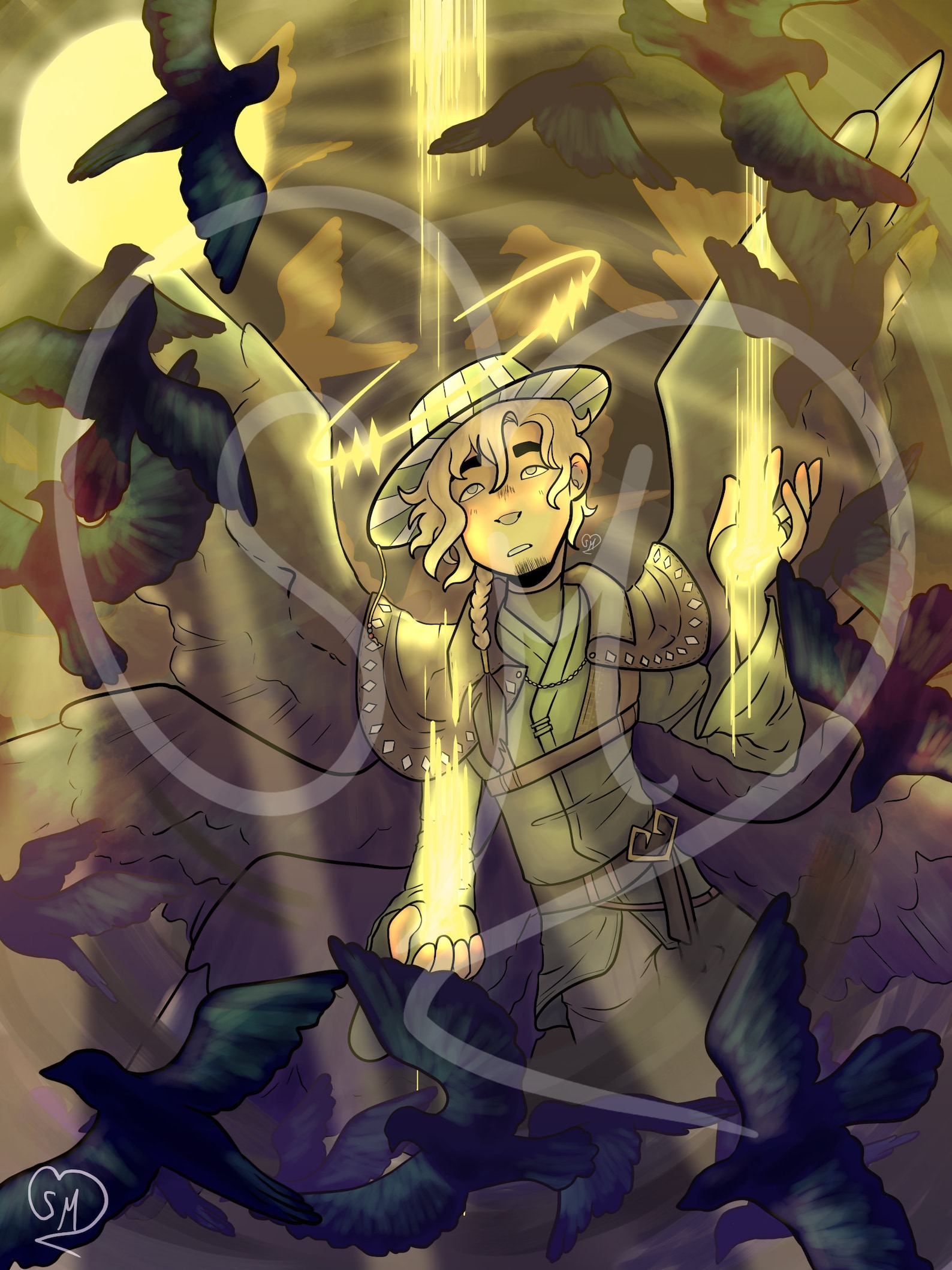 Dream SMP Philza Fanart Print Created by Young Artist Shawnee Morris ...