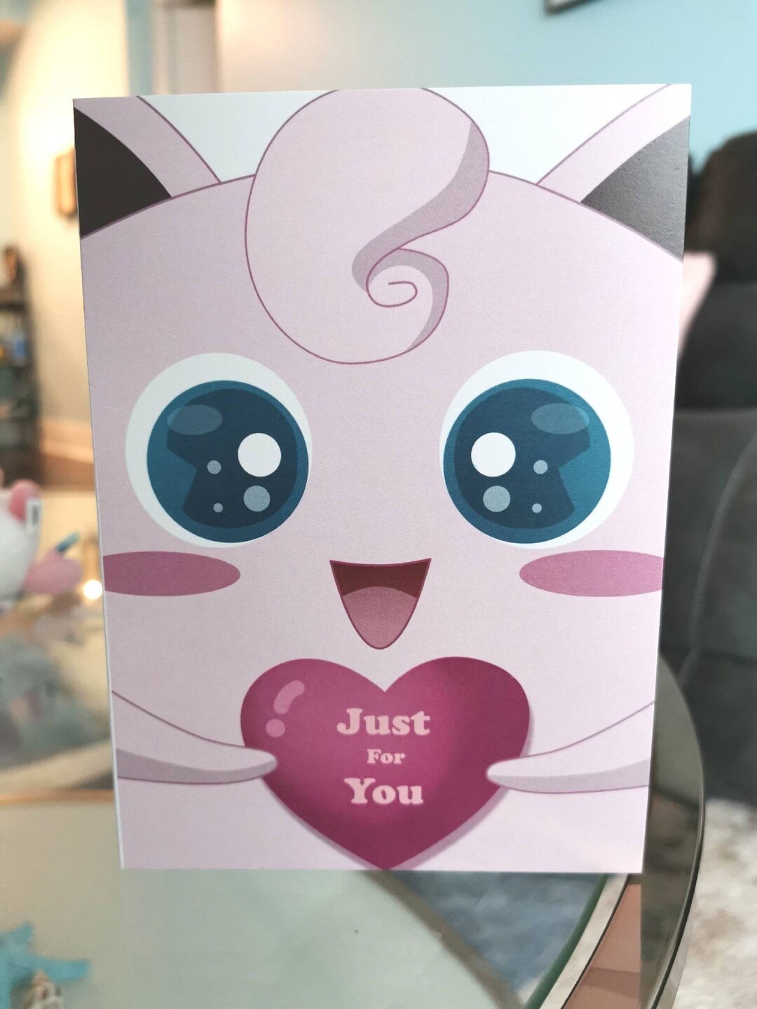 Pokemon Love Card (jigglypuff) by Cecilia Zeng - Etsy