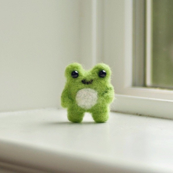 Felt Frog - Etsy