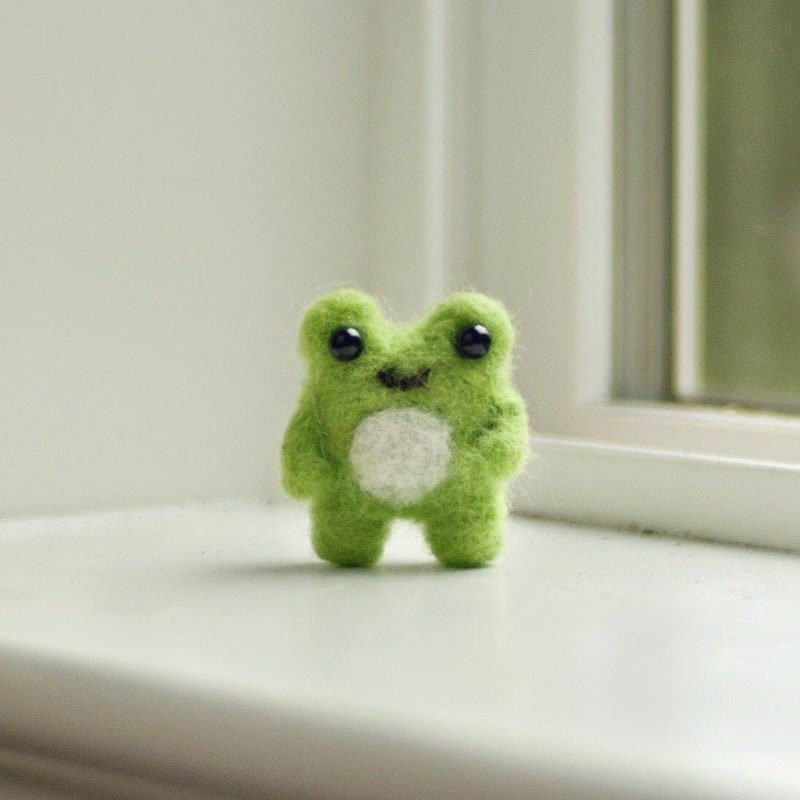 Felted Frog - Etsy