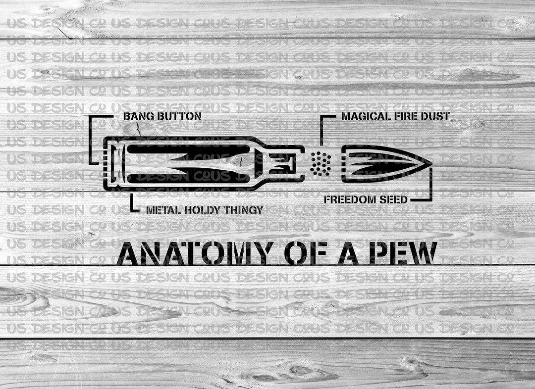 Anatomy of a Pew SVG,DXF, PNG, Eps, Pdf, Digital Download - Etsy