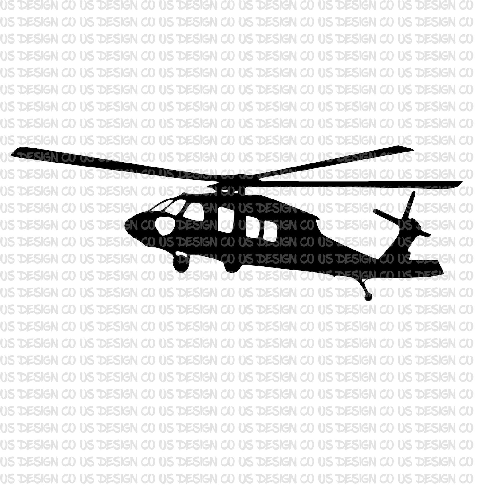 Black Hawk Helicopter SVG File - Etsy