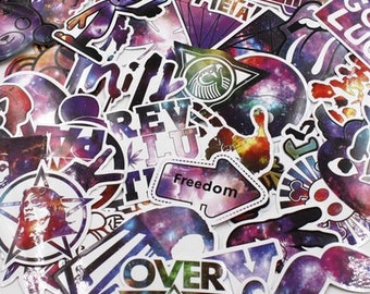 Galaxy sticker | Etsy