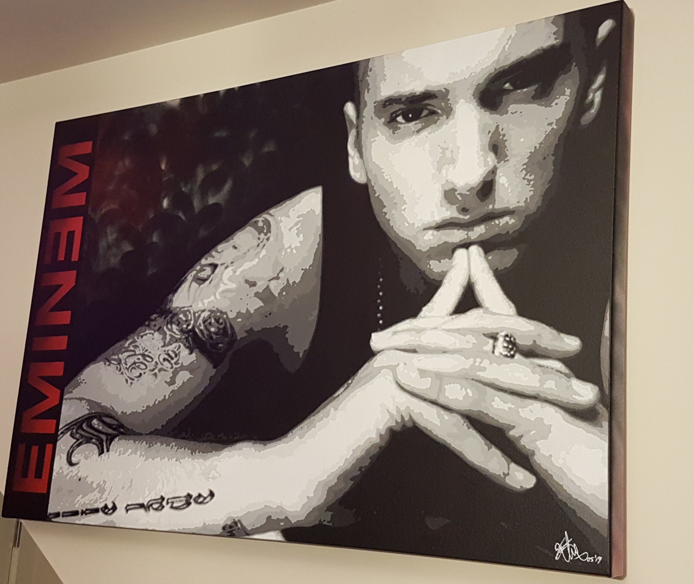 Eminem Drawing Rap God