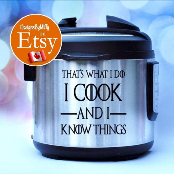 Instant Pot Decals - Etsy