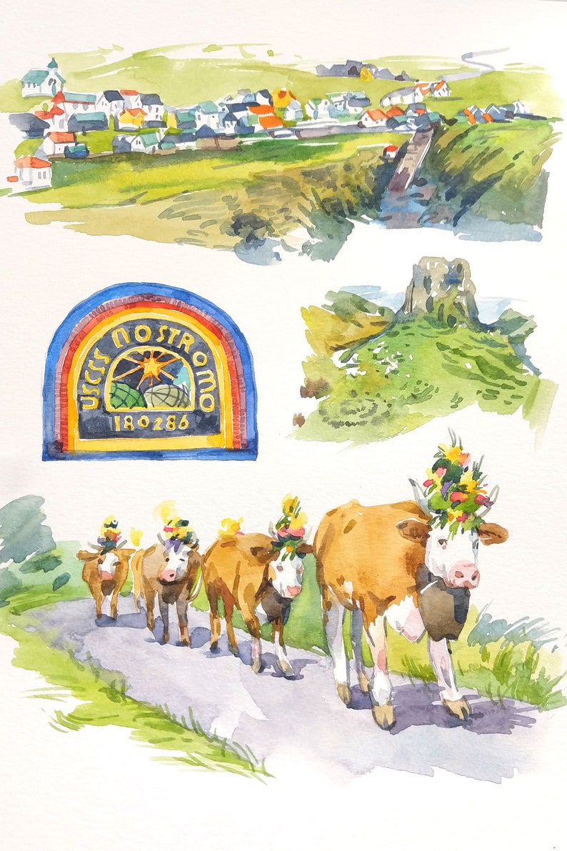 Anniversary Gift / Valentines Gift / Personalized Portrait / Favorite ...