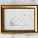 DOLOROUS Art Print - Unframed Duck Drawing Sketch Print - Minimalist ...