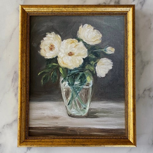 Still Life Bold Colorful Bouquet Flower Painting Fine Art | Etsy Still Life Bold Colorful Bouquet Flower Painting Fine Art | Etsy