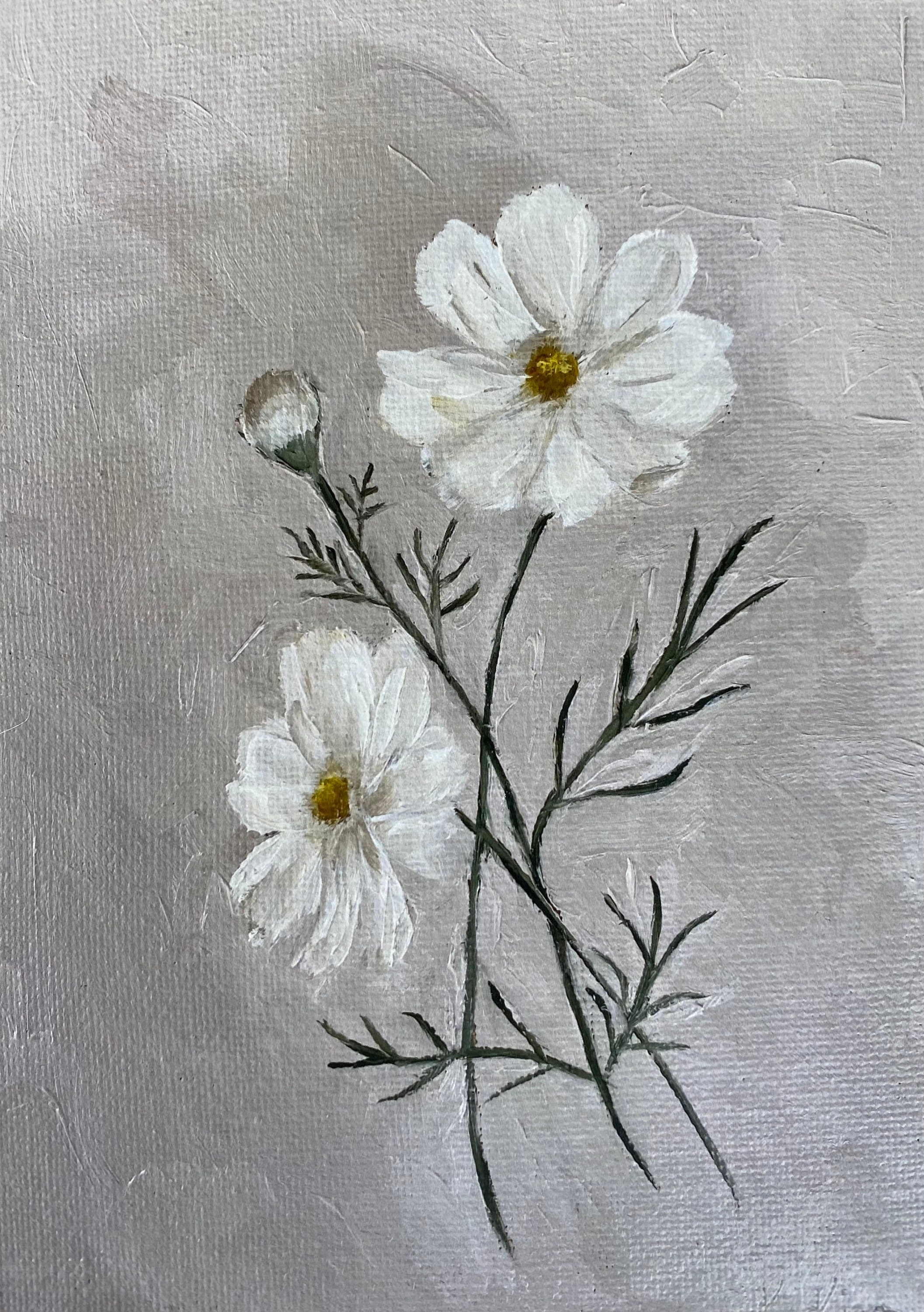 COSMOS Art Print Unframed Oil Painting Print Oil Painting - Etsy