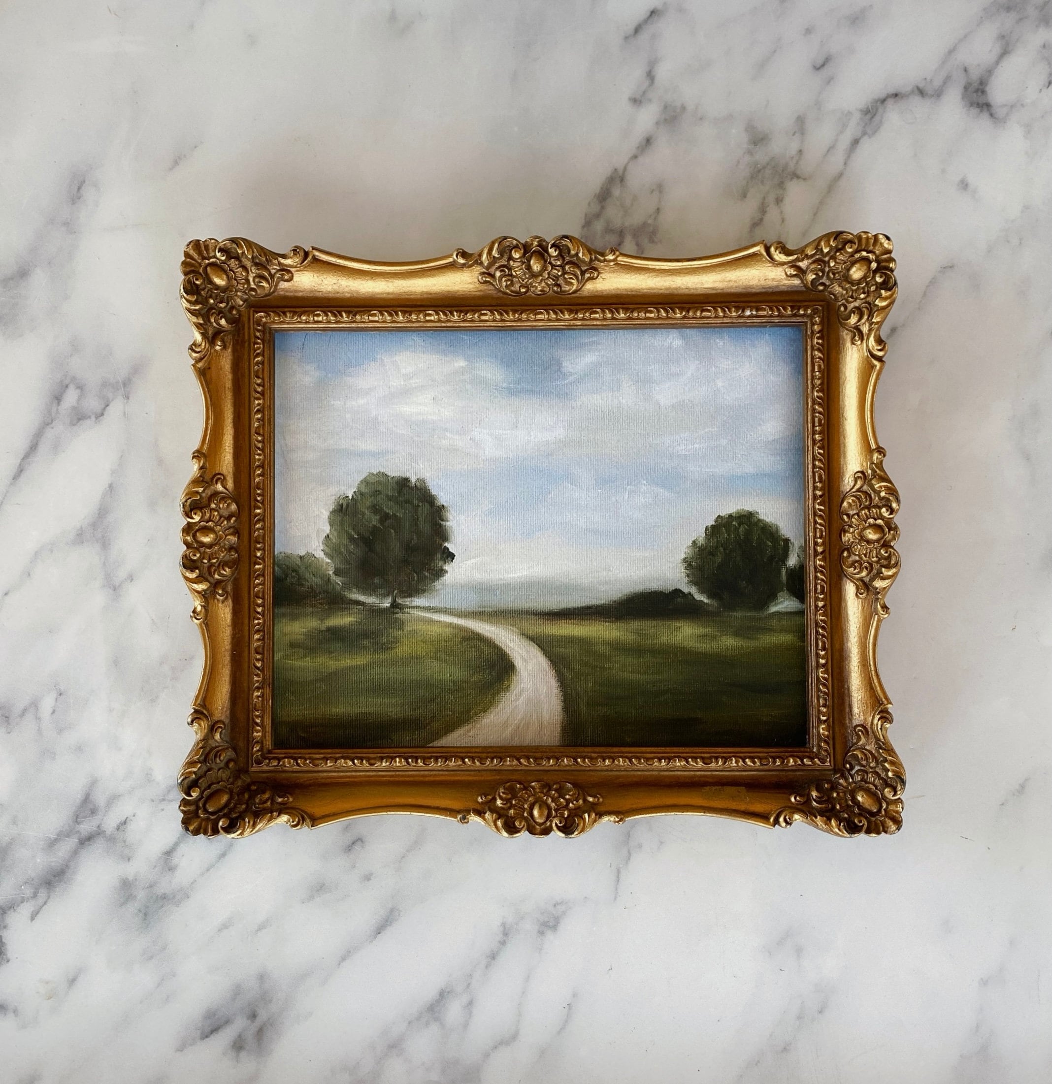 SUNDAY WALK Art Print Unframed Oil Painting Print Oil - Etsy