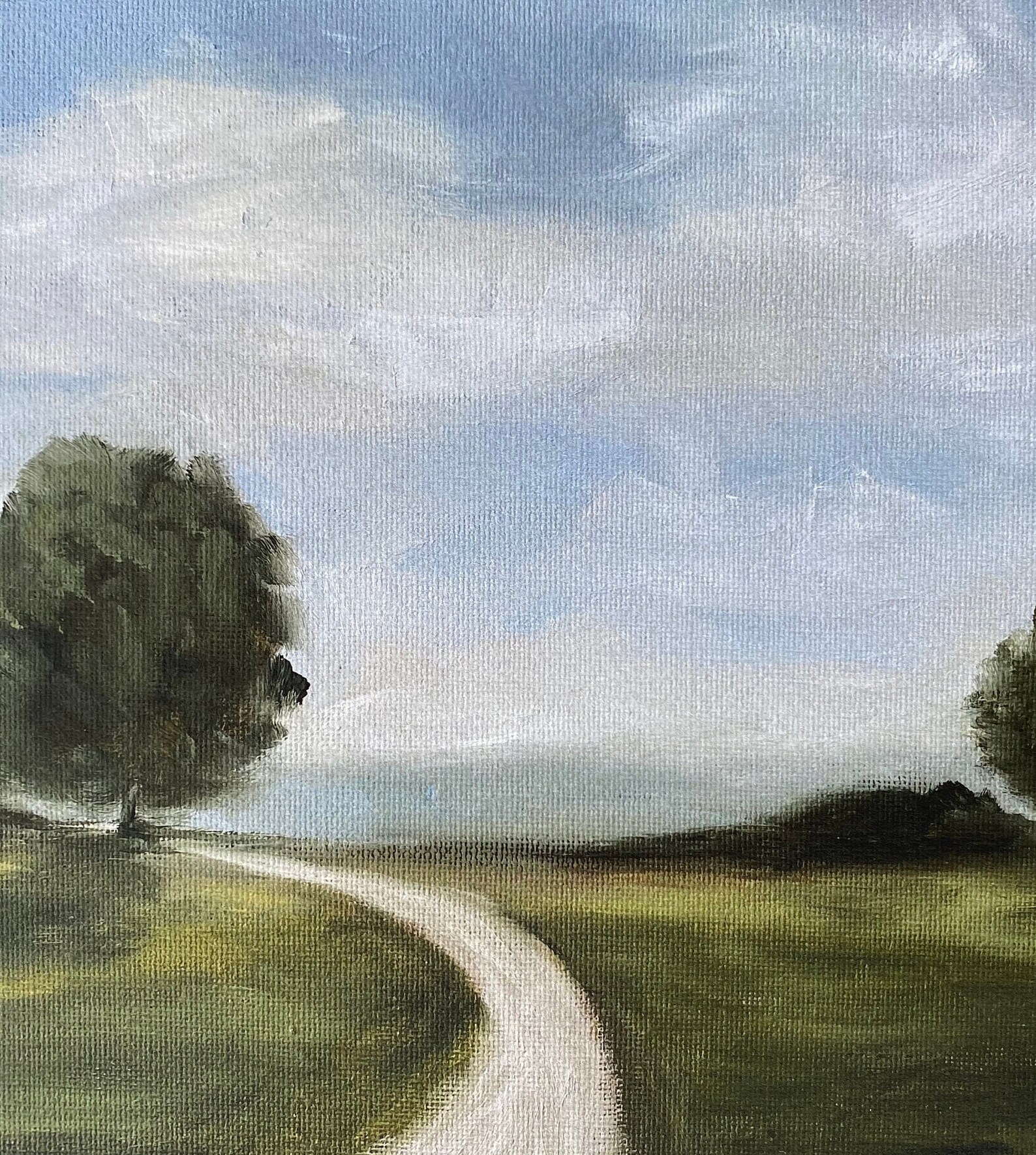 SUNDAY WALK Art Print Unframed Oil Painting Print Oil Painting ...
