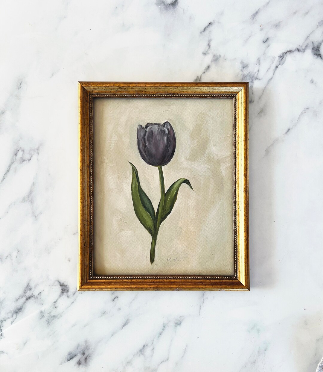 TULIP Art Print Unframed Oil Painting Print Oil Painting Still Life ...