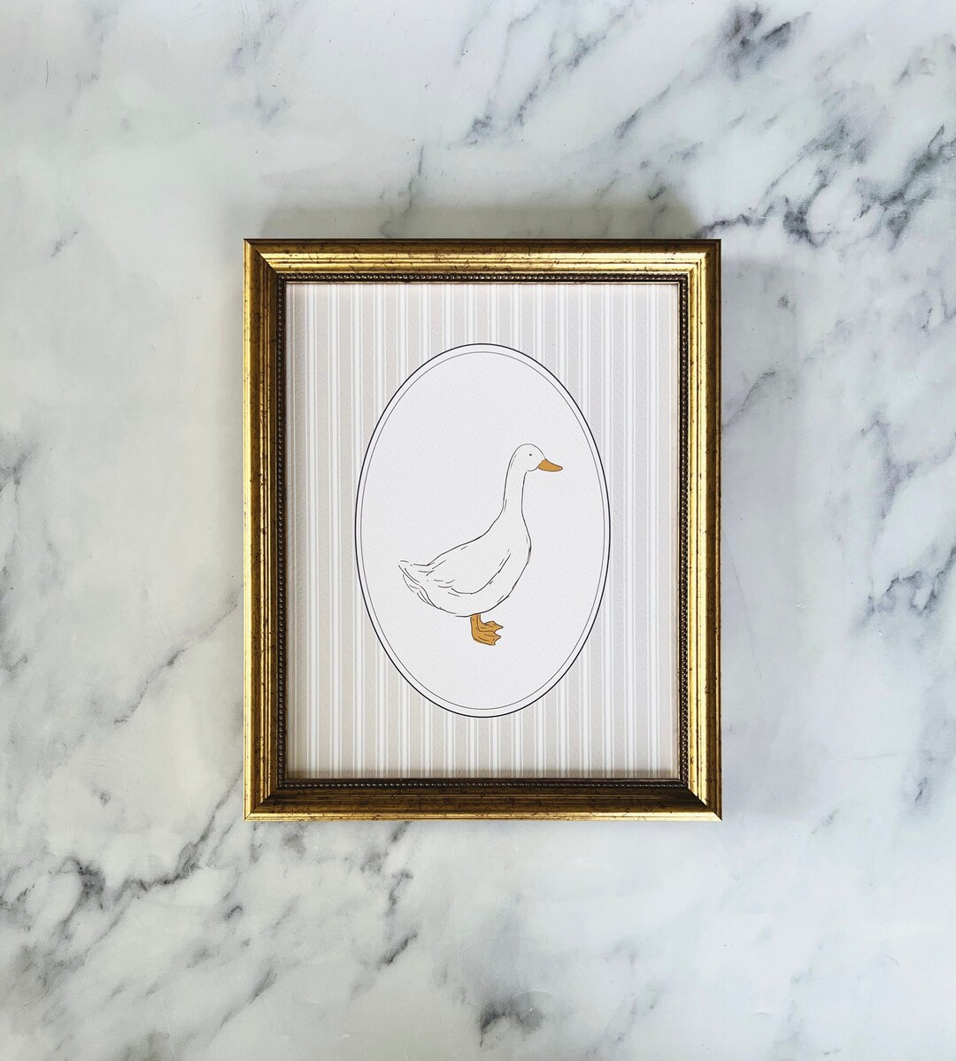 DOLOROUS Art Print - Unframed Duck Drawing Sketch Print - Minimalist ...