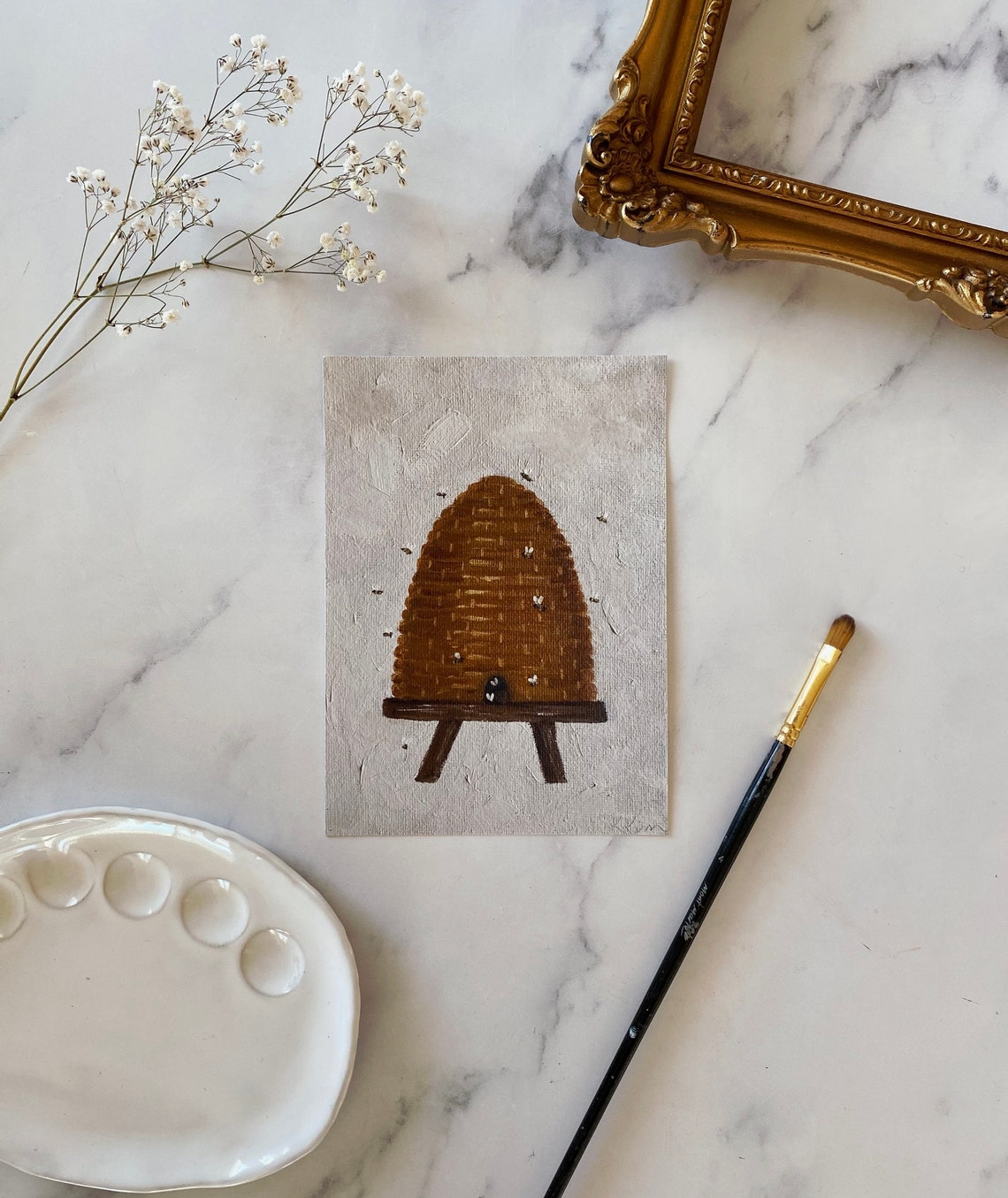 HIVE SWEET HIVE Art Print Unframed Oil Painting Print - Etsy