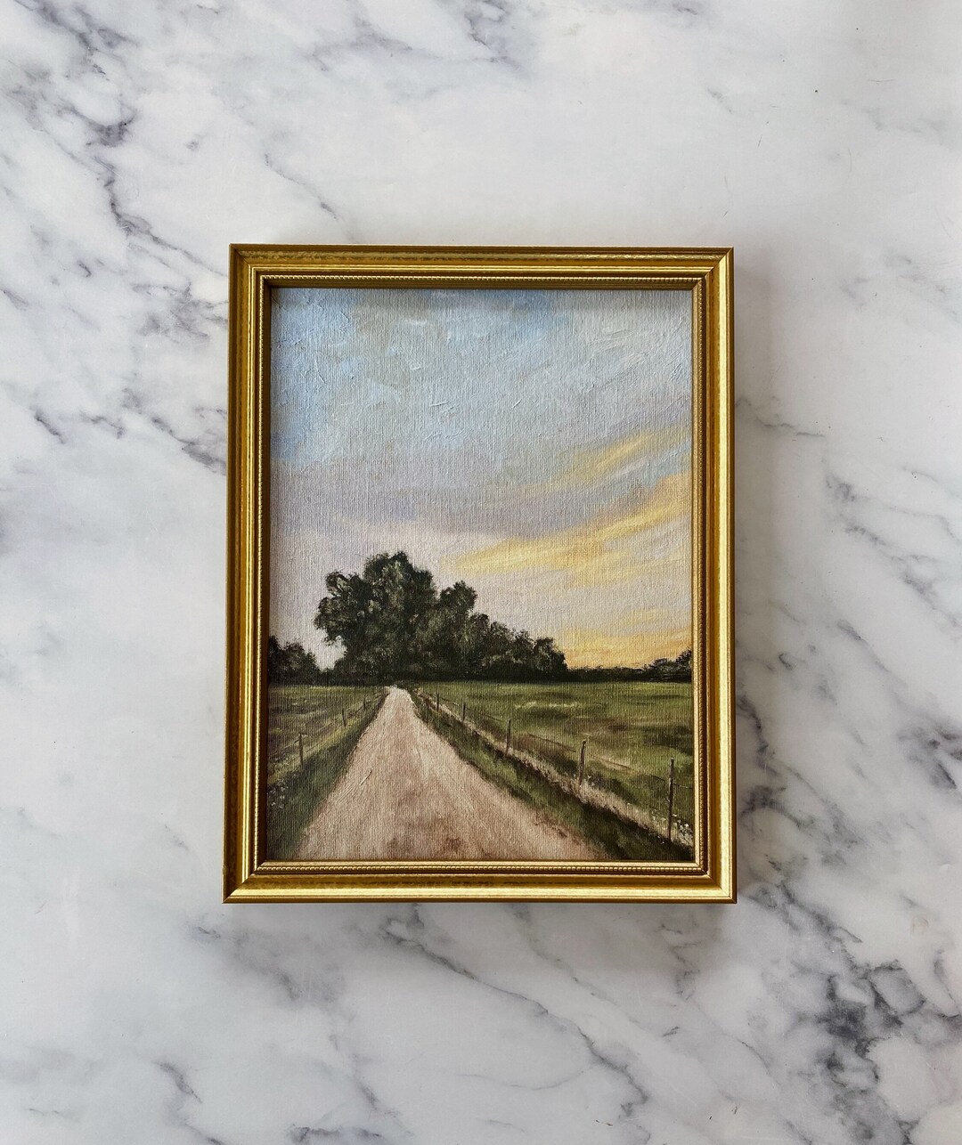 COUNTRY ROAD Art Print - Unframed Oil Painting Print - Landscape Road ...