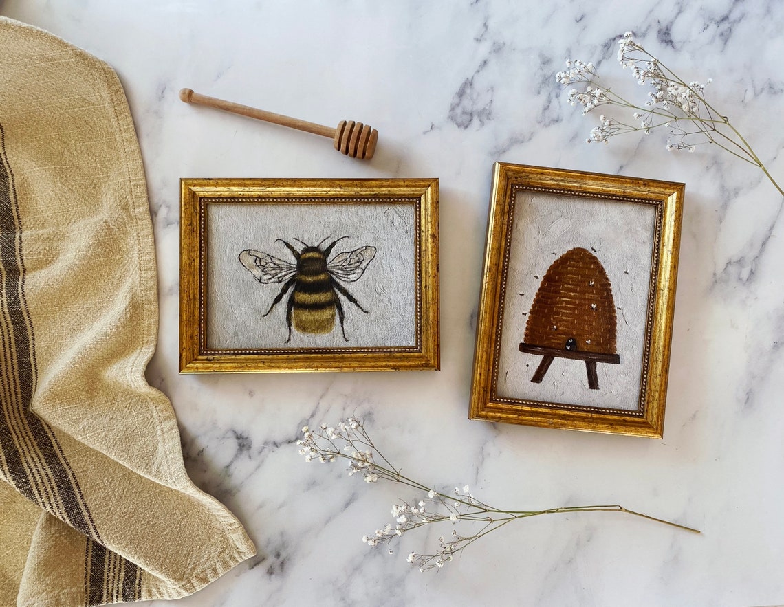 HIVE SWEET HIVE Art Print Unframed Oil Painting Print - Etsy