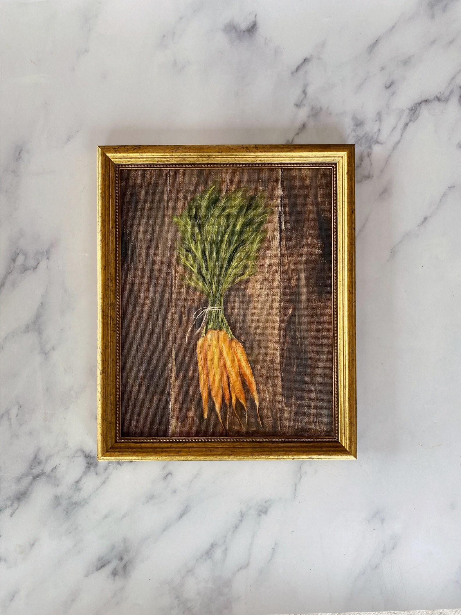 FARM TO TABLE Art Print - Unframed Oil Painting Print - Carrots Still ...