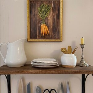 FARM TO TABLE Art Print - Unframed Oil Painting Print - Carrots Still ...