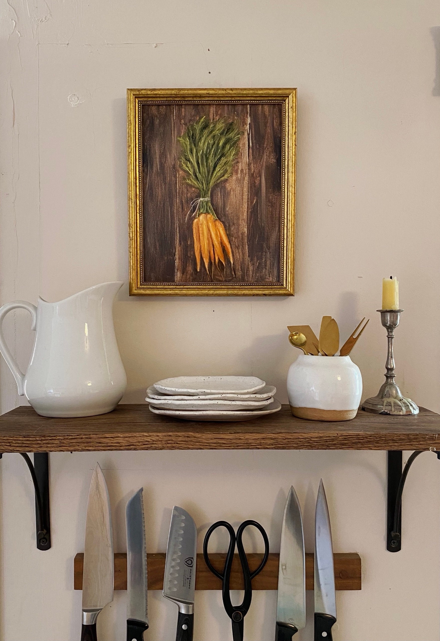 FARM TO TABLE Art Print - Unframed Oil Painting Print - Carrots Still ...