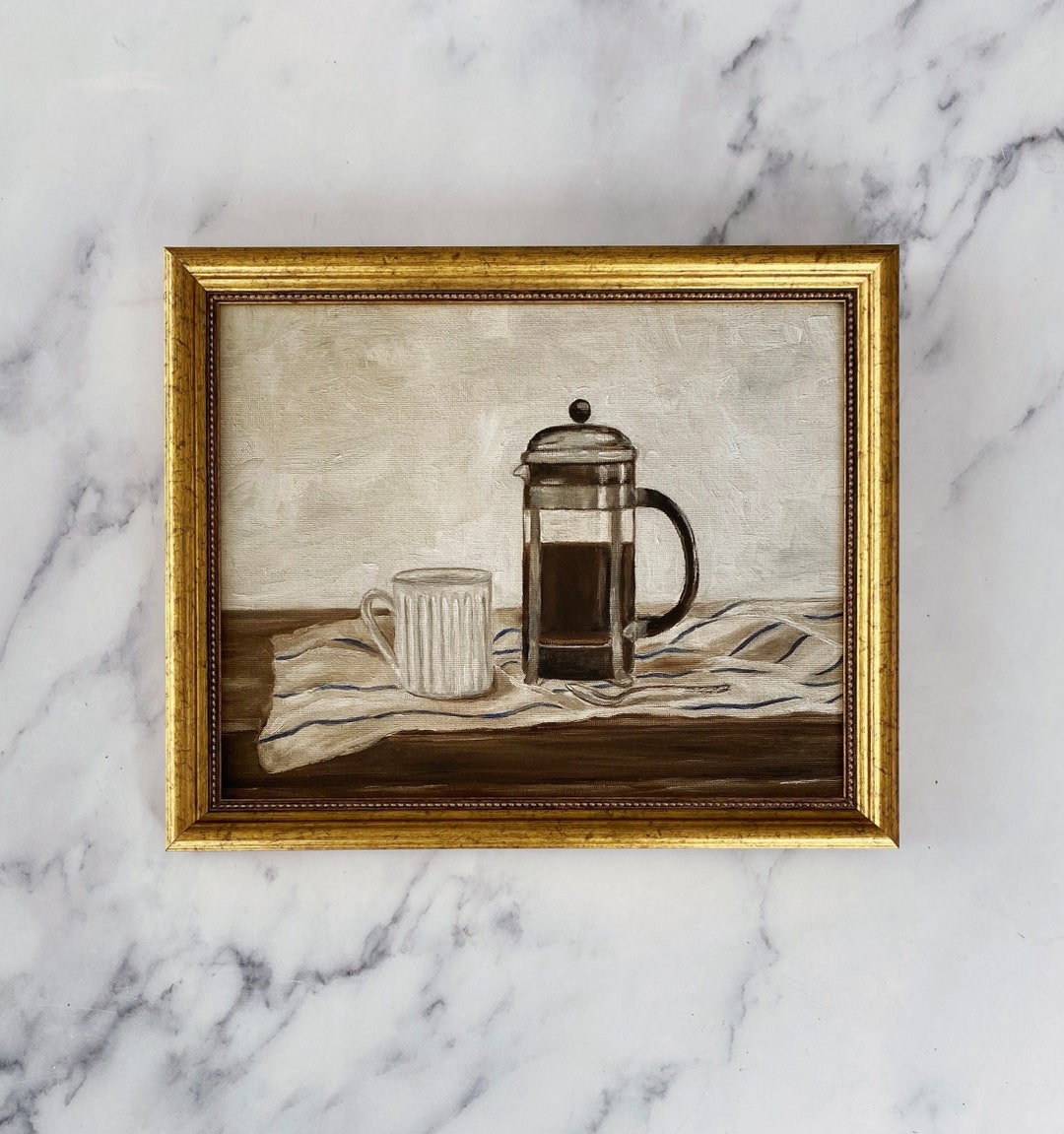 GOOD MORNING Art Print - Unframed Oil Painting Print - Still Life Oil ...