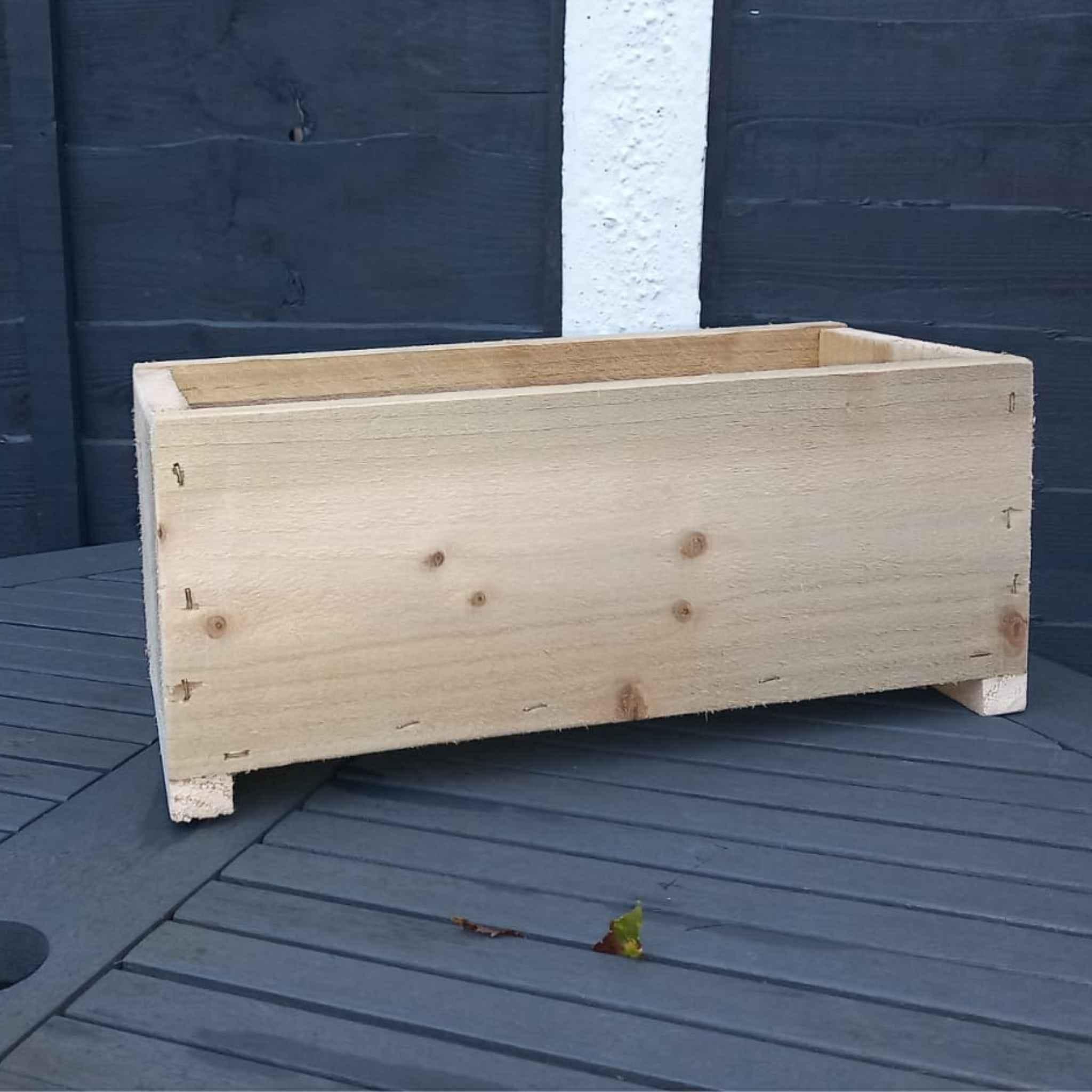 Handmade Rustic Wooden Garden Planters - Etsy