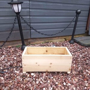 Handmade Rustic Wooden Garden Planters - Etsy