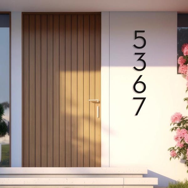 Vinyl House Numbers - Etsy