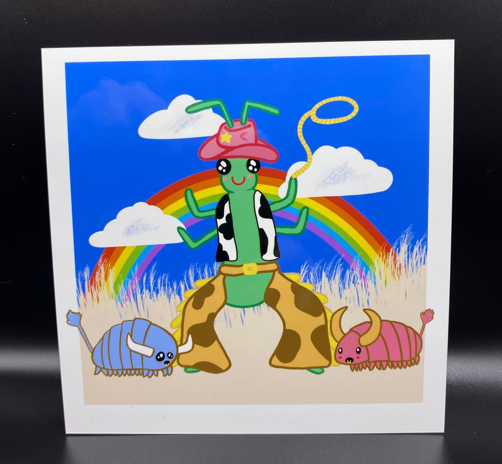 Cowboy Bug 5x5 Art Print - Etsy