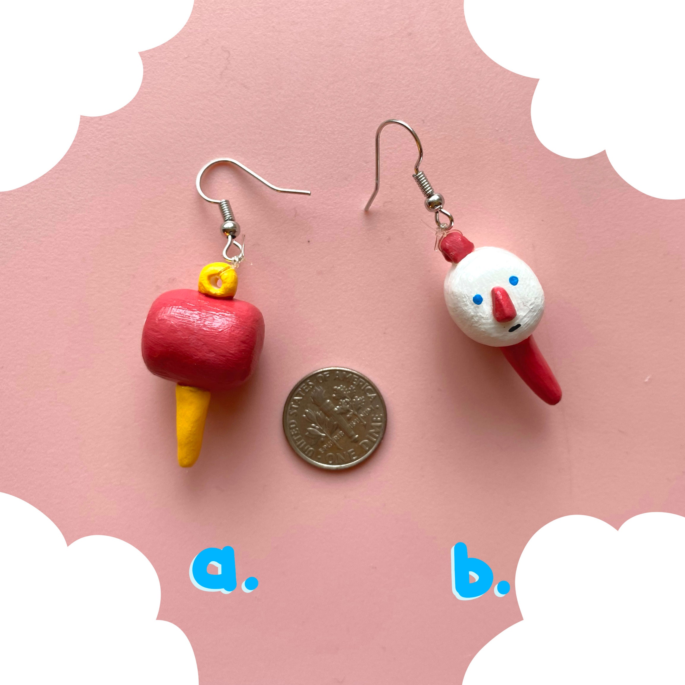 Bee and Puppycat Cardamons Mallet/hammer Earrings - Etsy