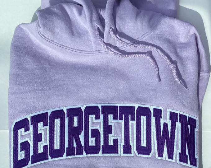 CUSTOMIZABLE Embroidered Hoodie, University Hoodies, College Hoodies ...