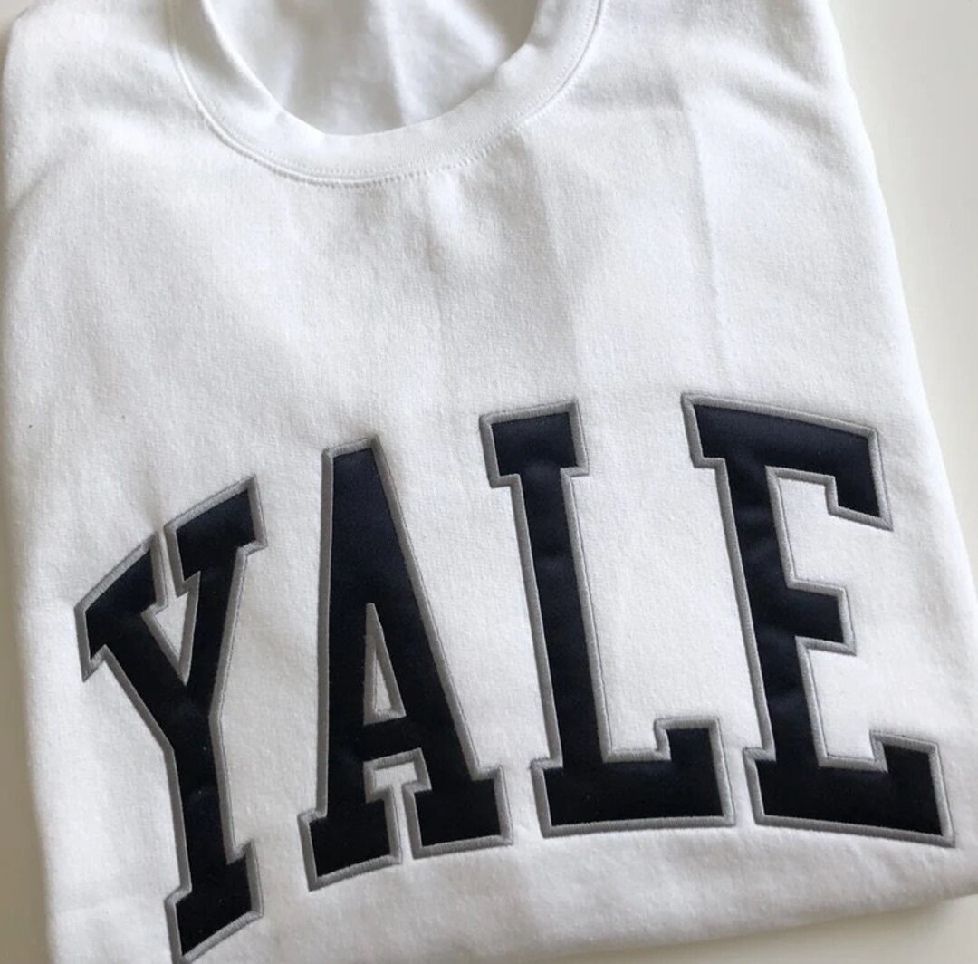 Customizable 6 Twill Letter Crewneck/ University Sweatshirt/ College ...