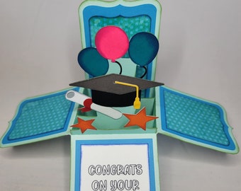 Custom Pop up 3D Graduation Announcements - Etsy