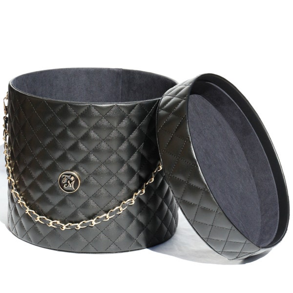 Round Hat Box - Etsy