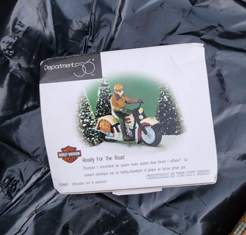 Dept 56 Ready for the Road Harley Christmas Village Decoration - Etsy