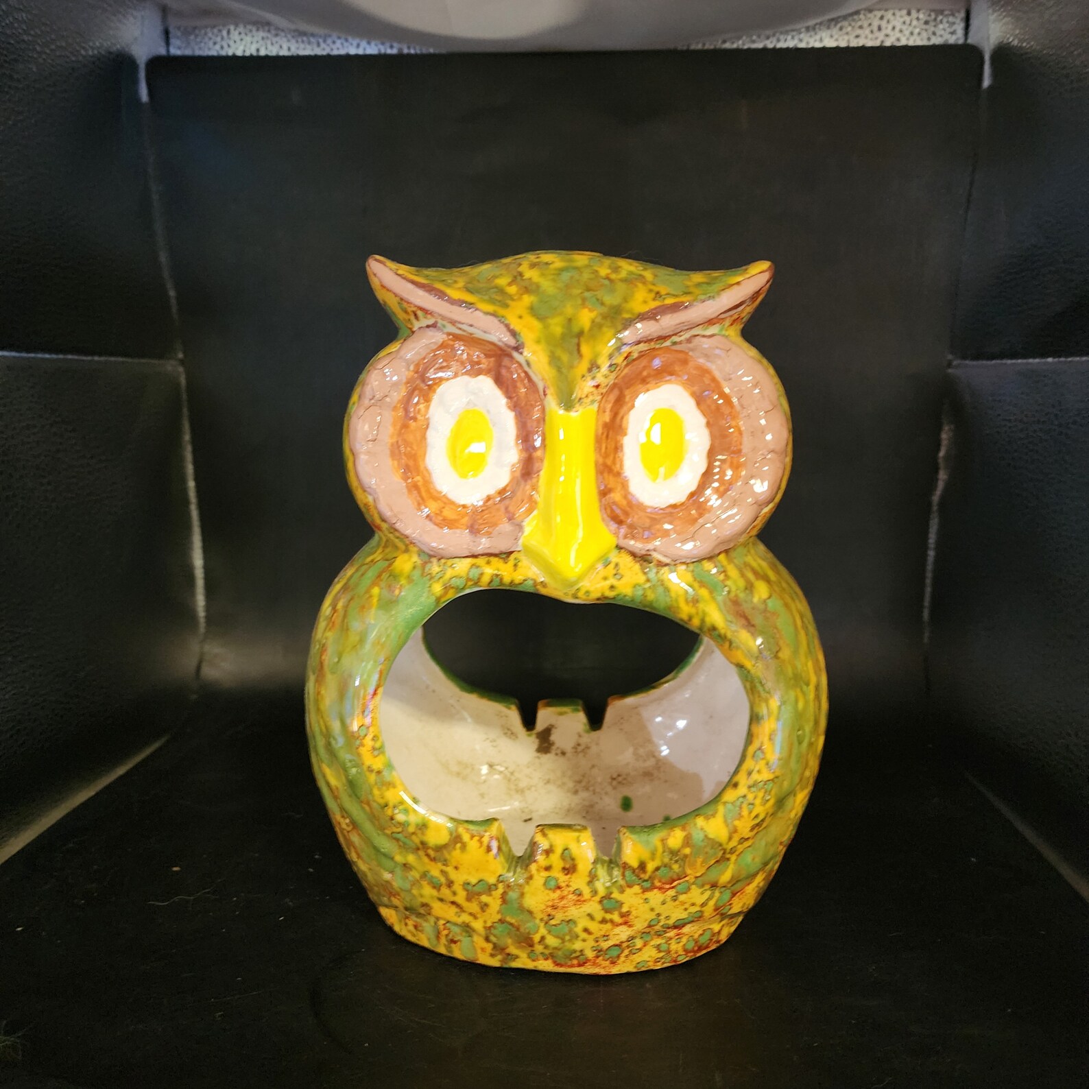 Mid-century Modern Ceramic Hanging Owl Ashtray Halloween Decoration - Etsy