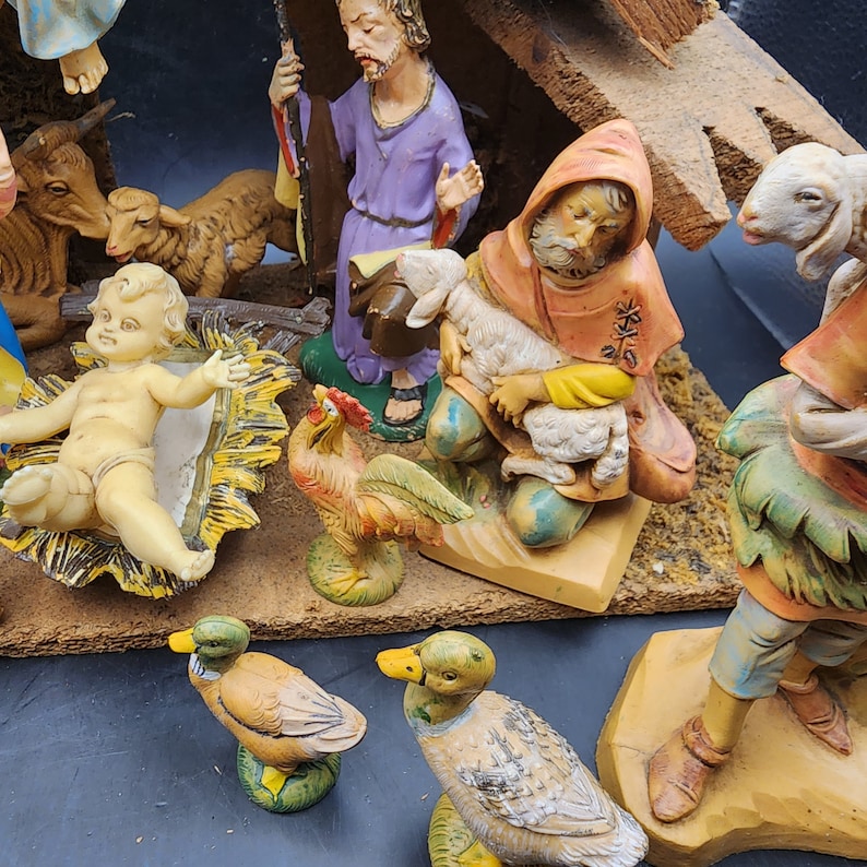 Fontanini Nativity 20 Piece Set Italy 5 Inch Scale Manger - Etsy