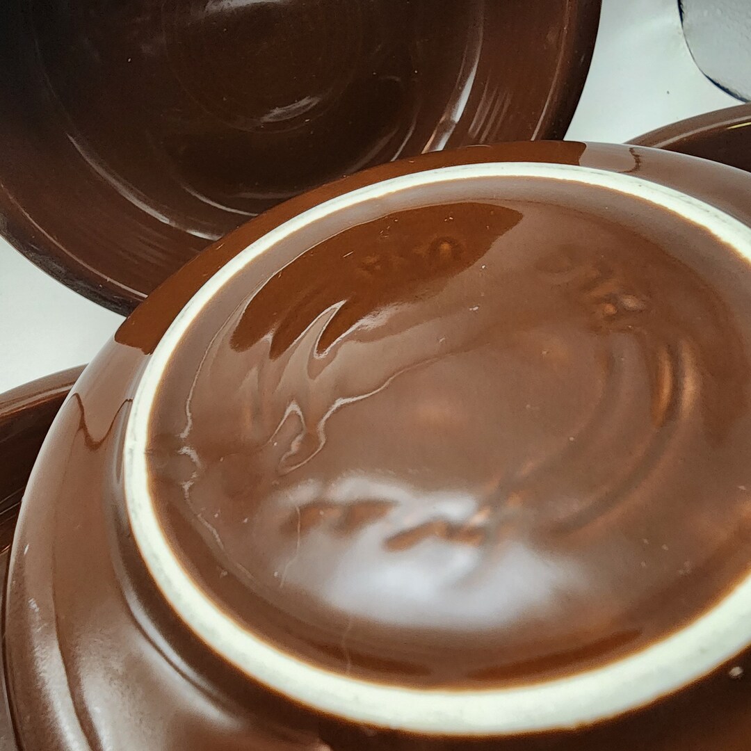 Homer Laughlin Fiestaware Coupe Soup Bowls Set of 4 Fiesta Chocolate ...