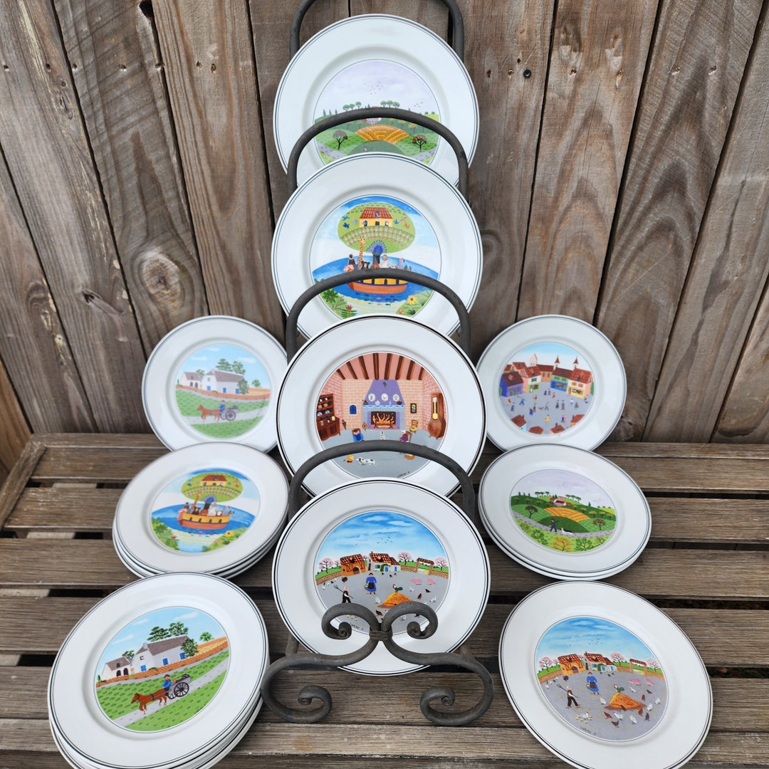 Villeroy Boch Design Naif Salad Plates - Etsy