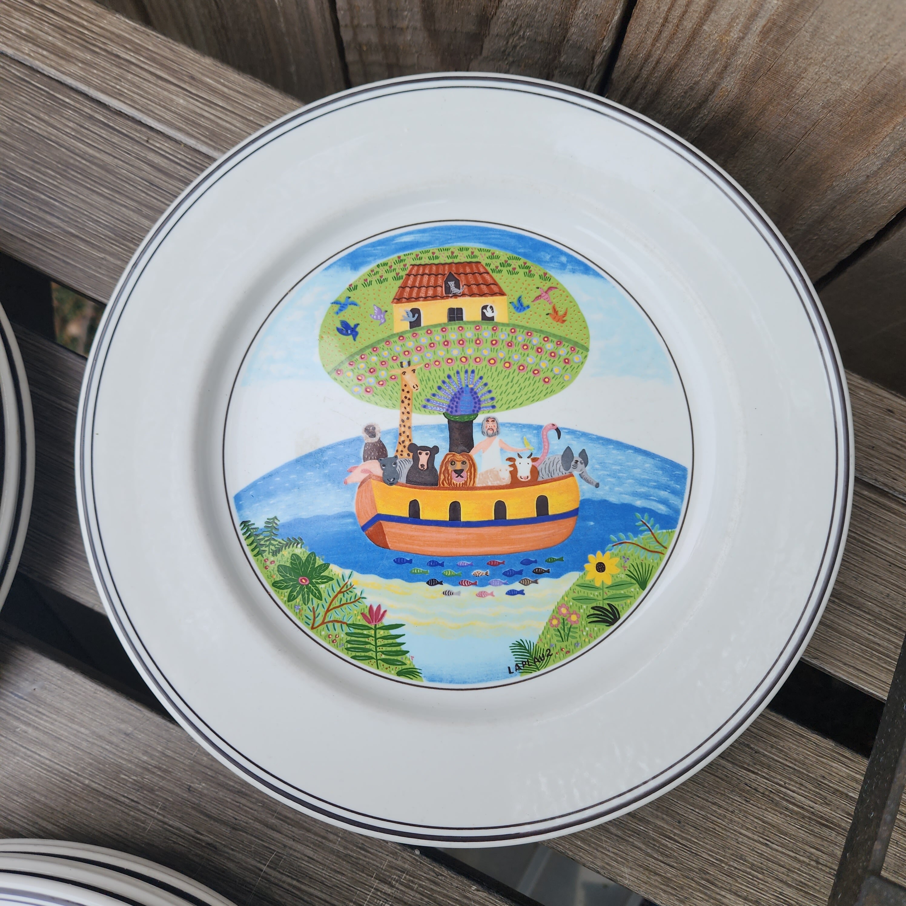 Villeroy Boch Design Naif Salad Plates - Etsy