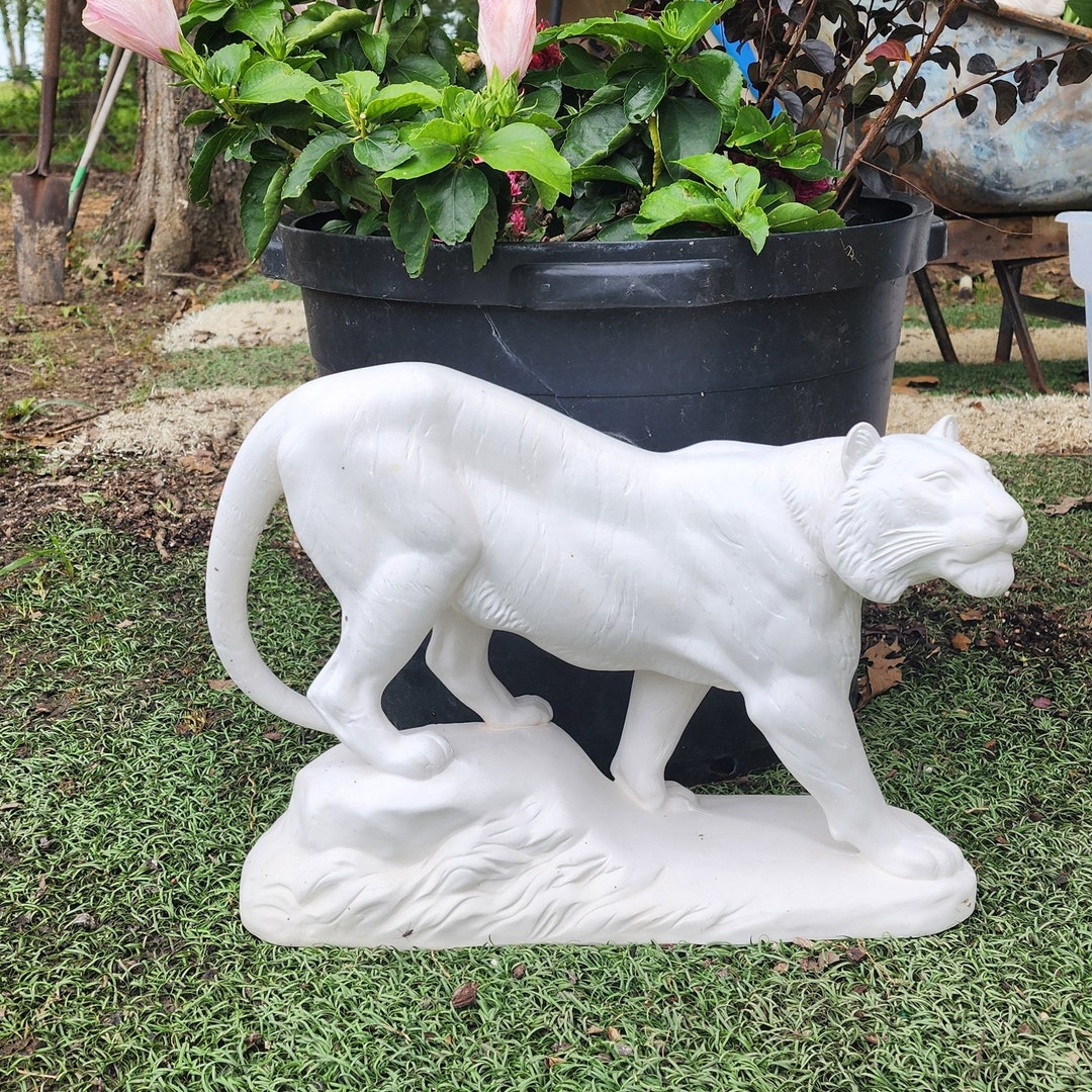 Vintage Holland Mold Bengal Tiger Ceramic Bisque Ready to Paint Figure ...