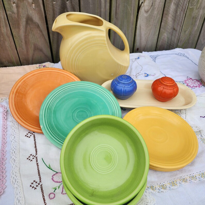 Fiestaware Vintage Dinnerware Serving Pieces - Etsy