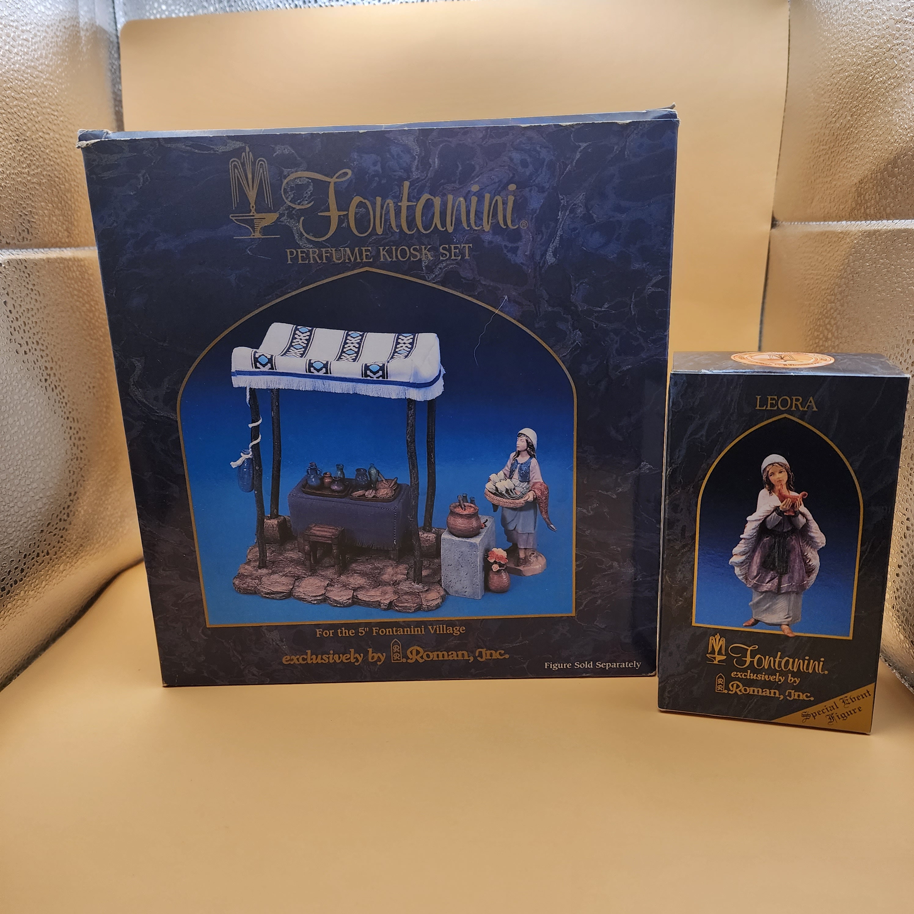 Roman Perfume Kiosk Stand Set Lenora Fontanini Christmas Nativity ...